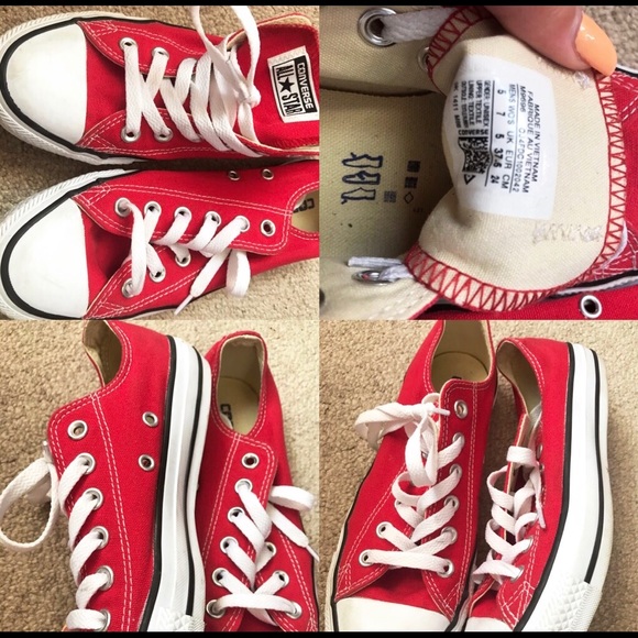 Converse | Shoes | Converse Chuck Taylor All Star Sneaker Red | Poshmark